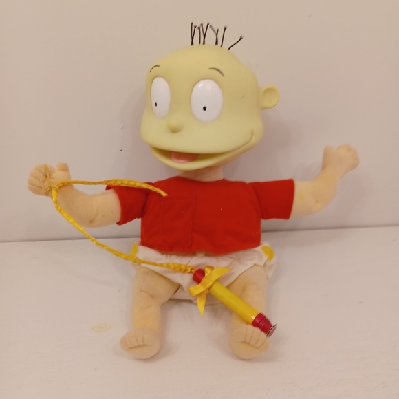Nickelodeon | Toys | Vtg Rug Rats Tommy Pickles Talking Doll 999 Works ...